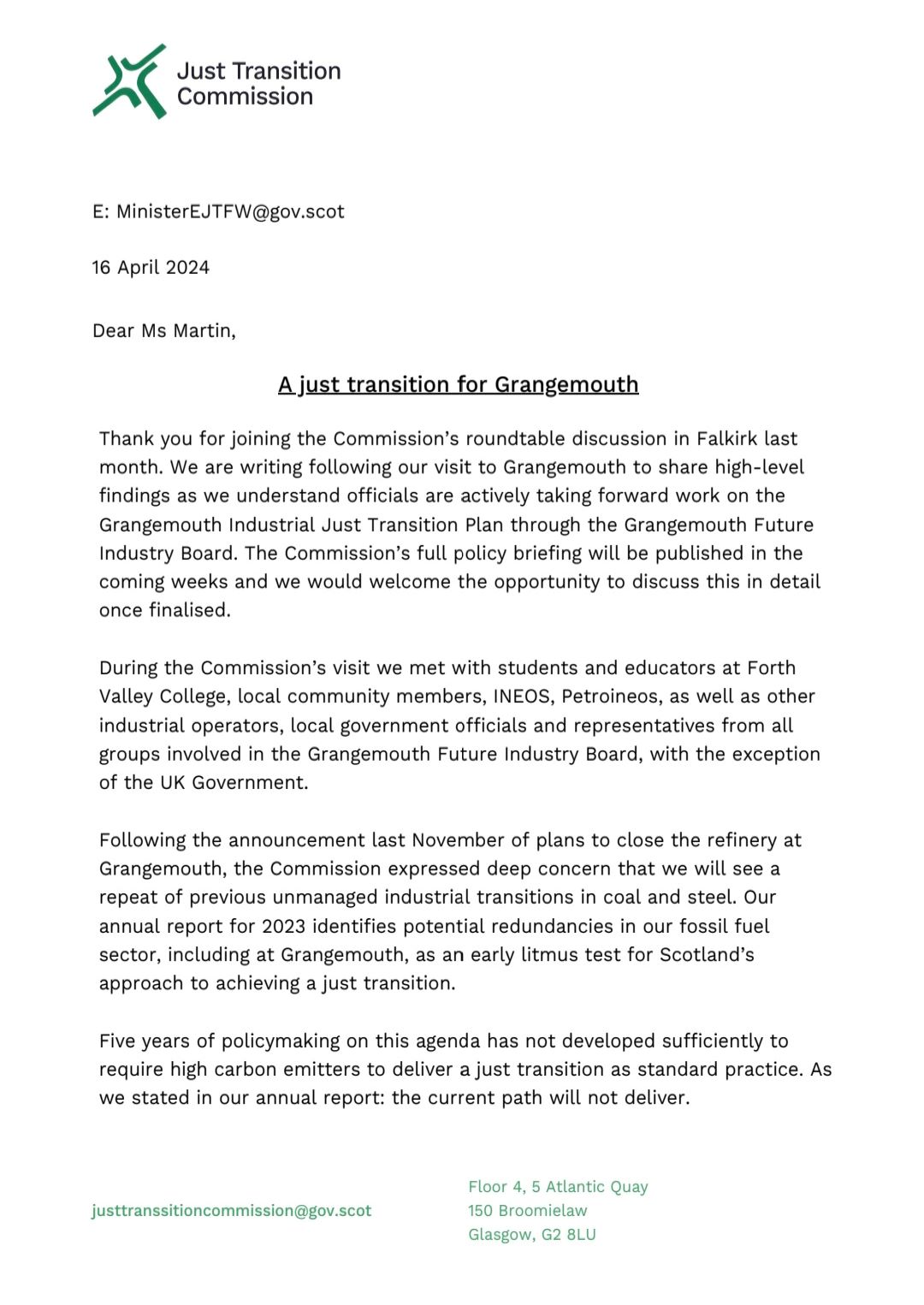 Just Transition Commission