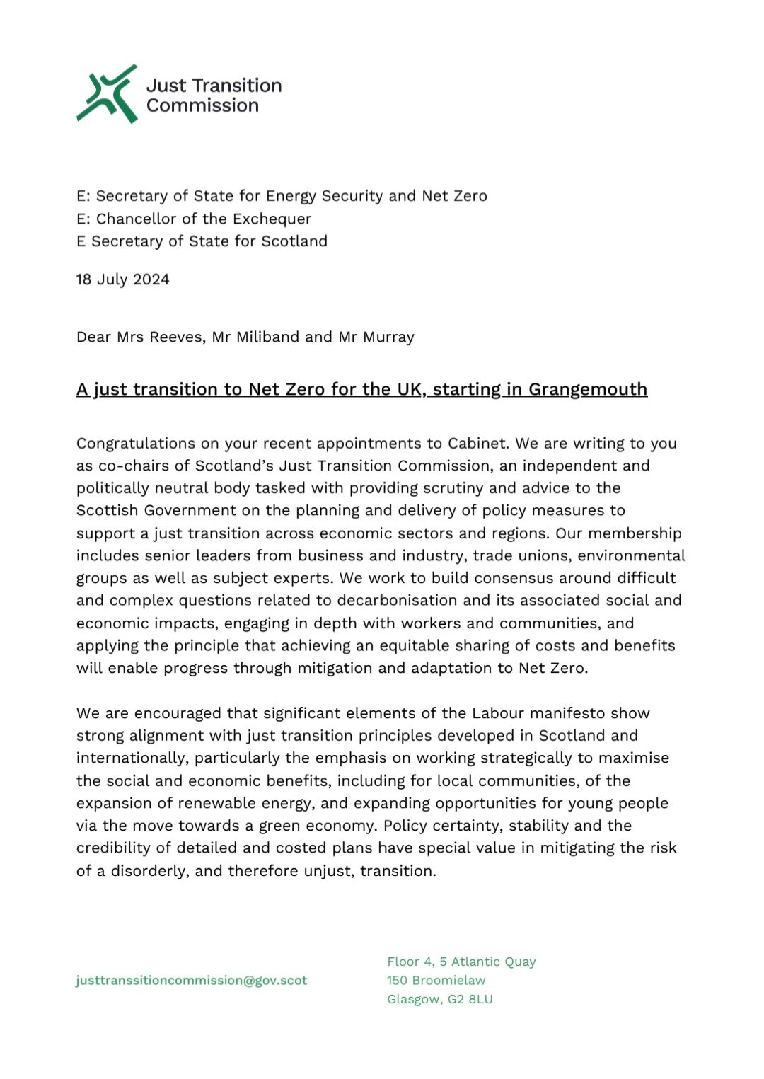 Publications – Just Transition Commission